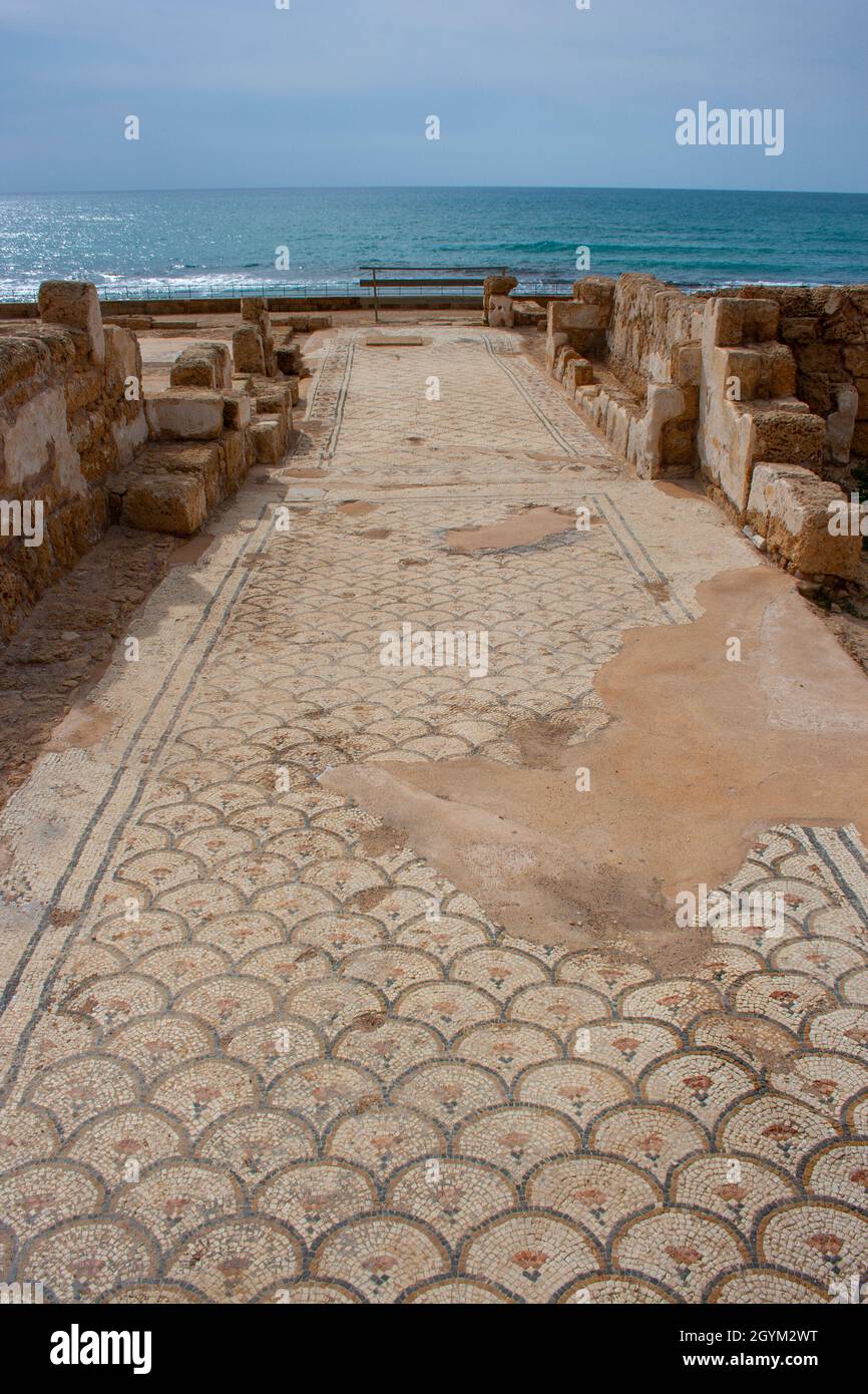 Caesarea Maritima also known as Caesarea Palestinae Stock Photo - Alamy
