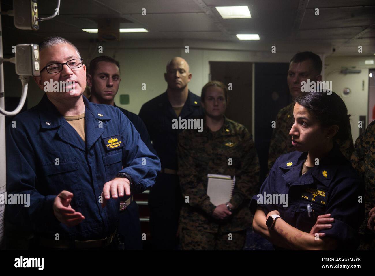 Sailors with the America Expeditionary Strike Group showcase their ...