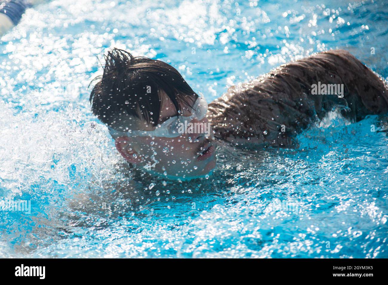 U.S. Marine Corps Sgt. Trevor Evan, a maintenance operations chief ...