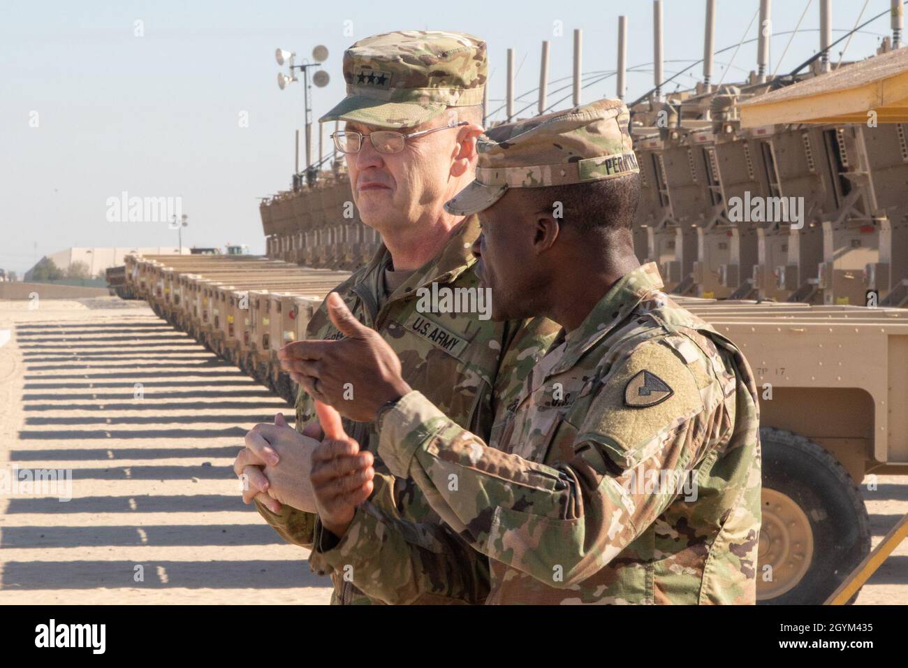 Lt. Gen. Terry Ferrell, commanding general, U.S. Army Central, speaks ...