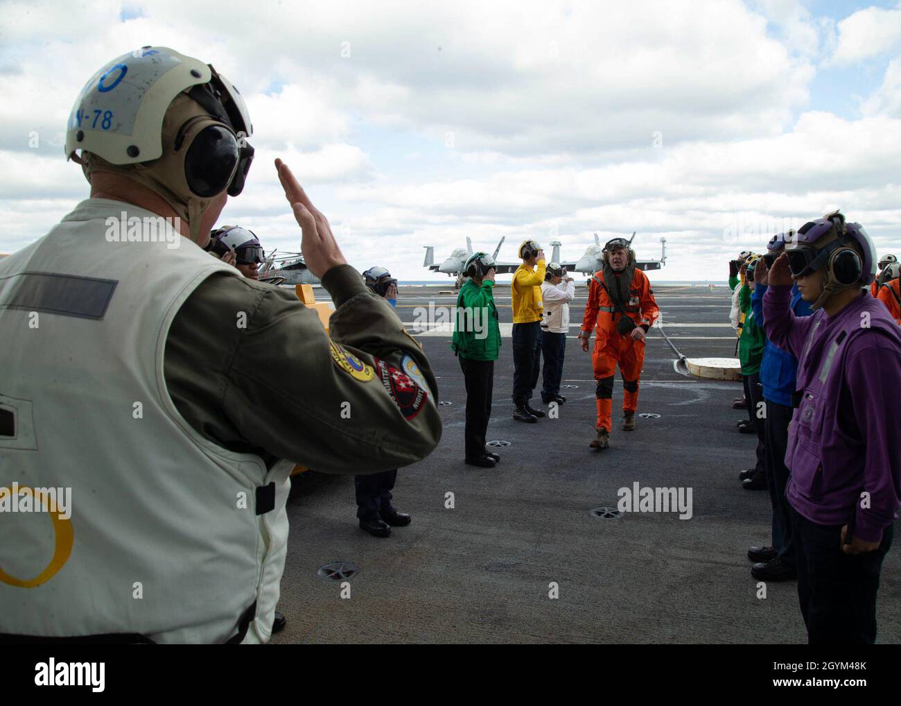ATLANTIC OCEAN (Jan. 27, 2020) Capt. John J. Cummings, USS Gerald R ...