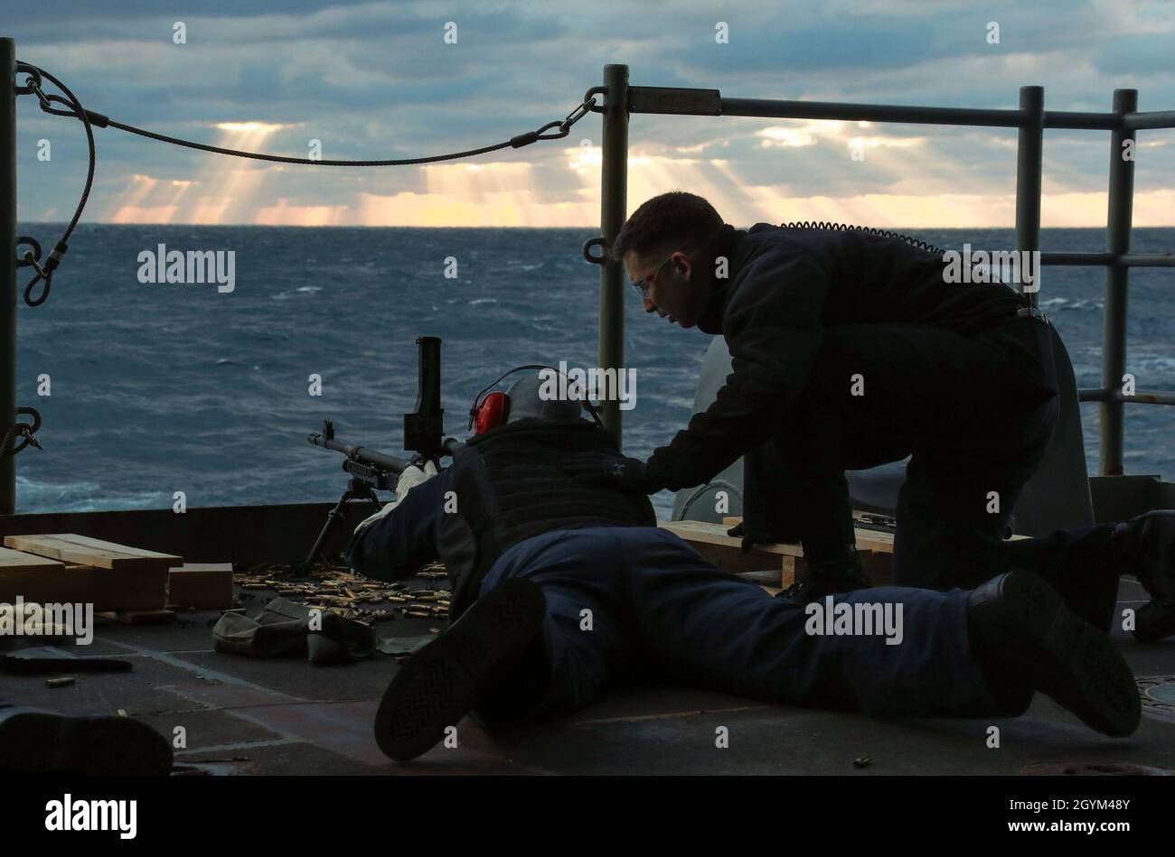 ATLANTIC OCEAN (Jan. 27, 2020) Master-at-Arms 2nd Class Dale Gottschalk ...