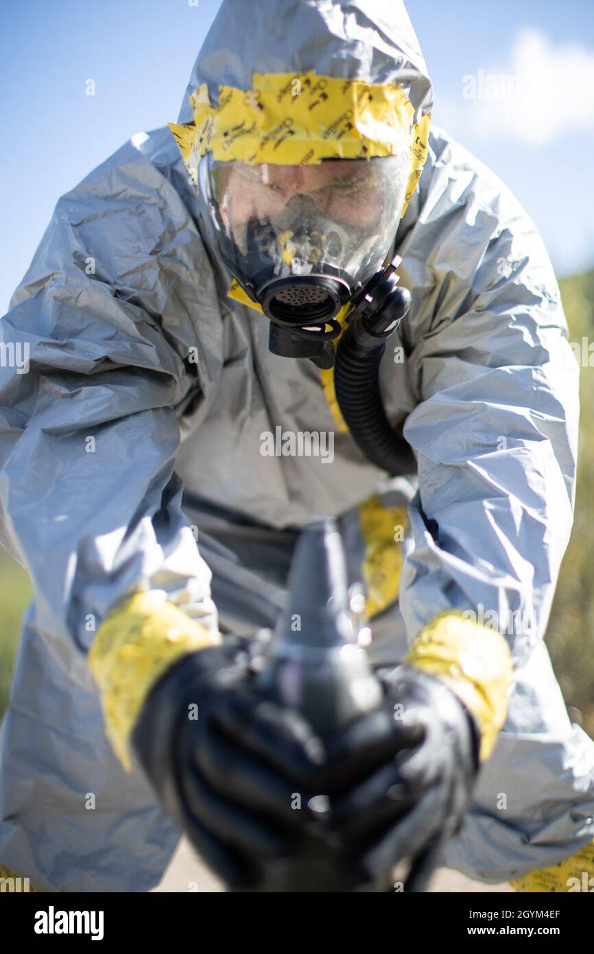U.S. Marine Corps Staff Sgt. Jeremy Rochester, an explosive ordnance ...