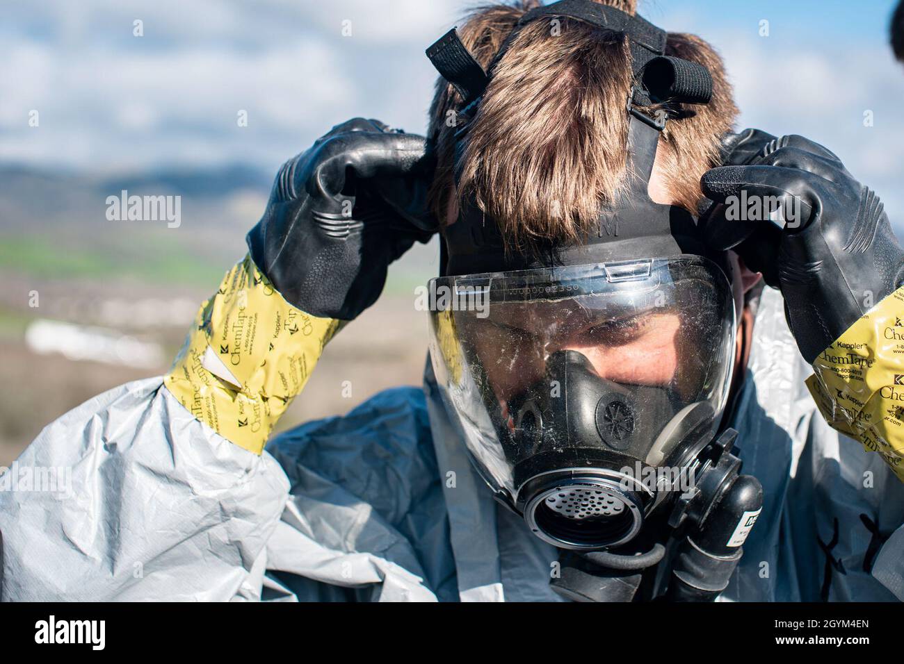 U.S. Marine Corps Staff Sgt. Jeremy Rochester, an explosive ordnance ...