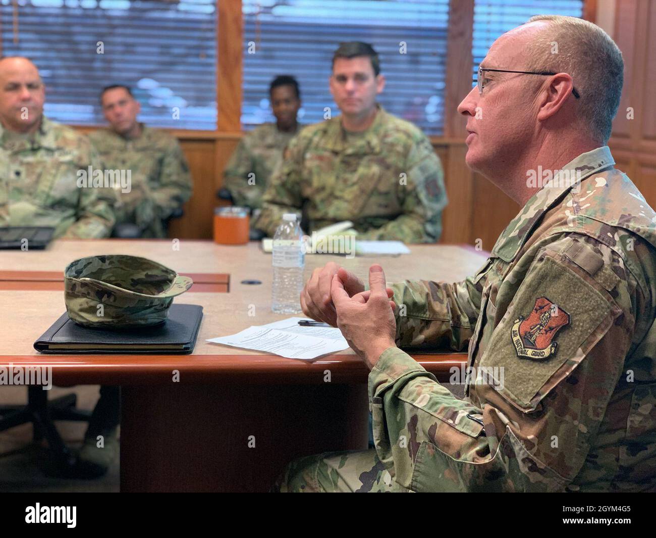 Air Force Chief Master Sgt. James Lindsay, state command chief, Nevada ...