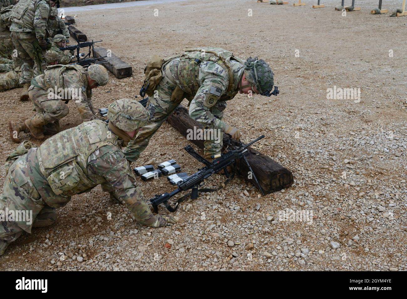 U.S. Army Paratroopers assigned to 54th Brigade Engineer Battalion ...