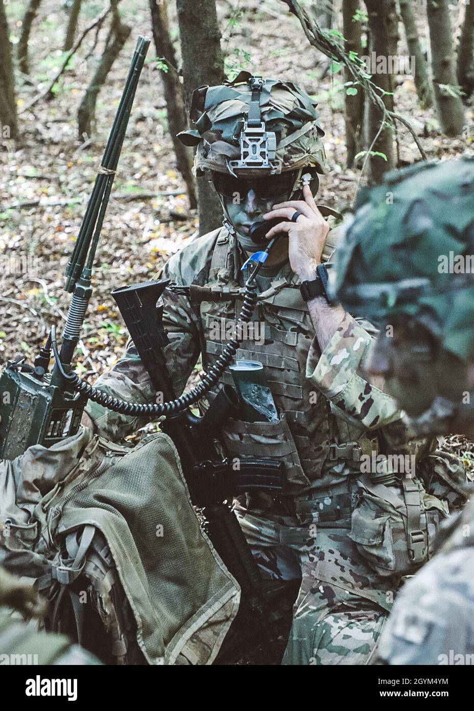 Soldiers from Charlie Company “COLDSTEAL”, 1st Battalion 27th Infantry ...