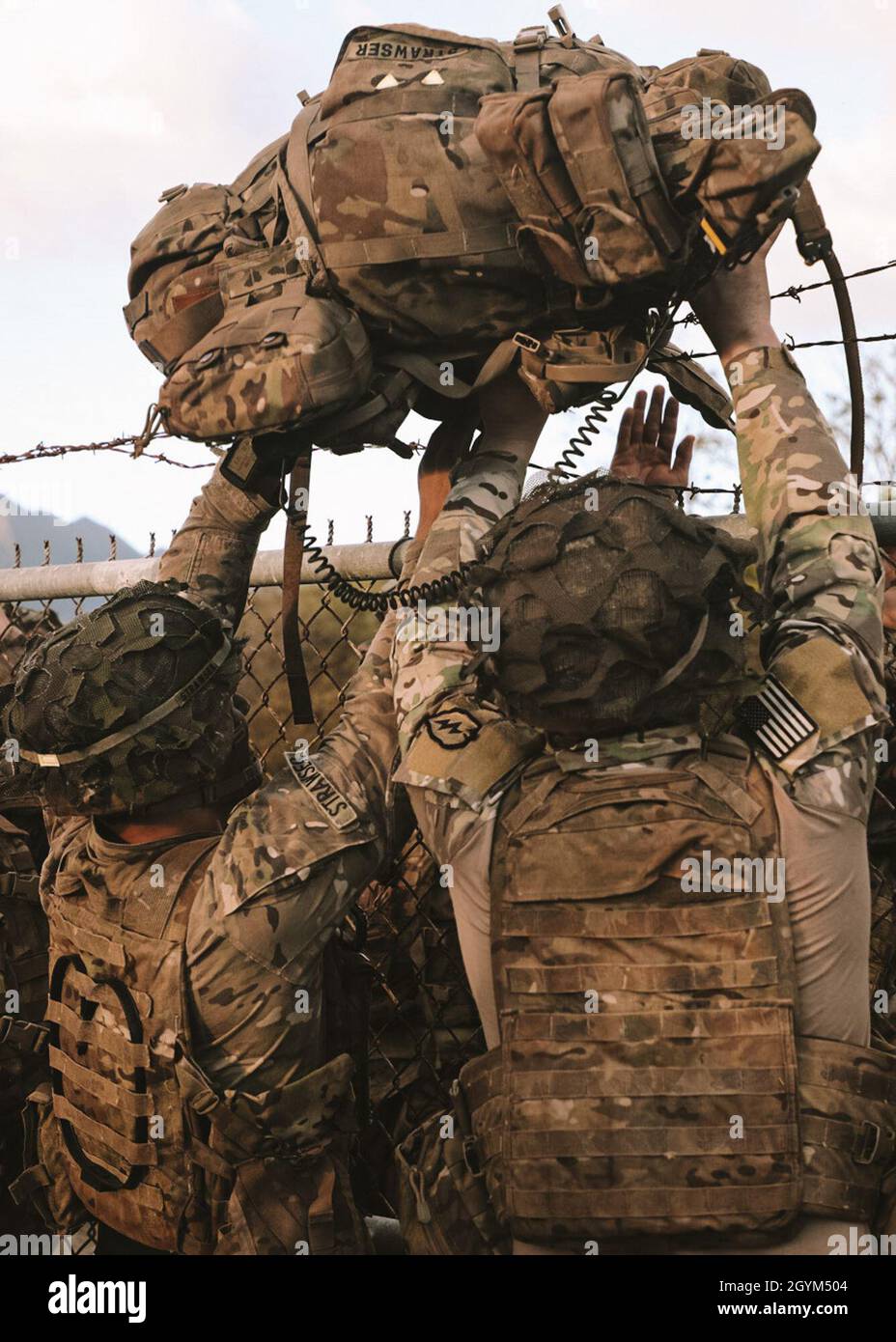 Soldiers from Charlie Company “COLDSTEAL”, 1st Battalion 27th Infantry ...