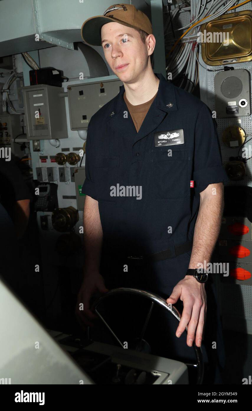 ATLANTIC OCEAN (Jan. 28, 2020) Logistics Specialist 3rd Class Mitchell ...