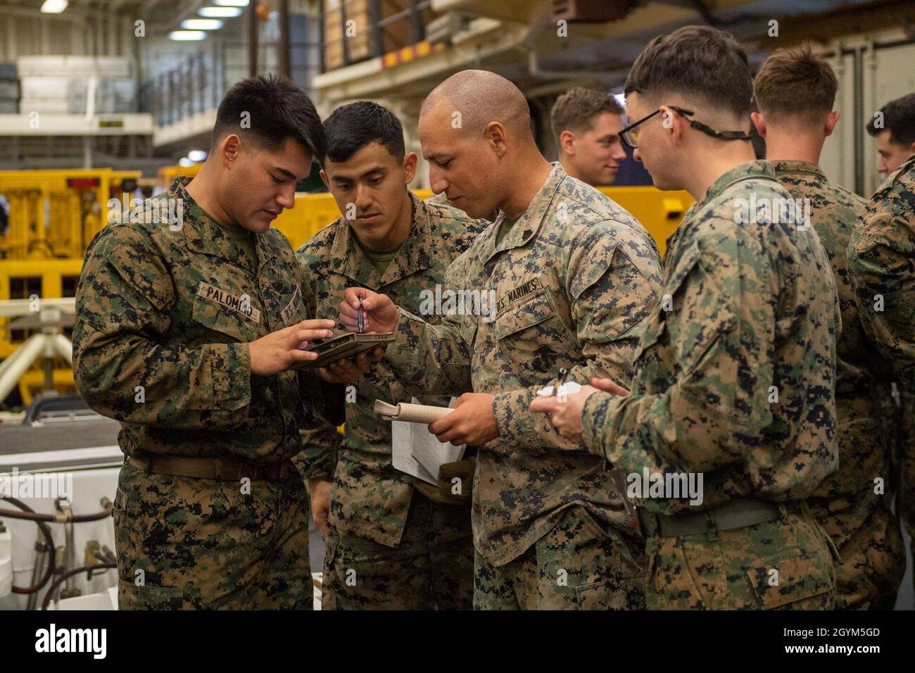 200128-N-BT681-1021 PHILIPPINE SEA (Jan. 28, 2020) Marines assigned to ...