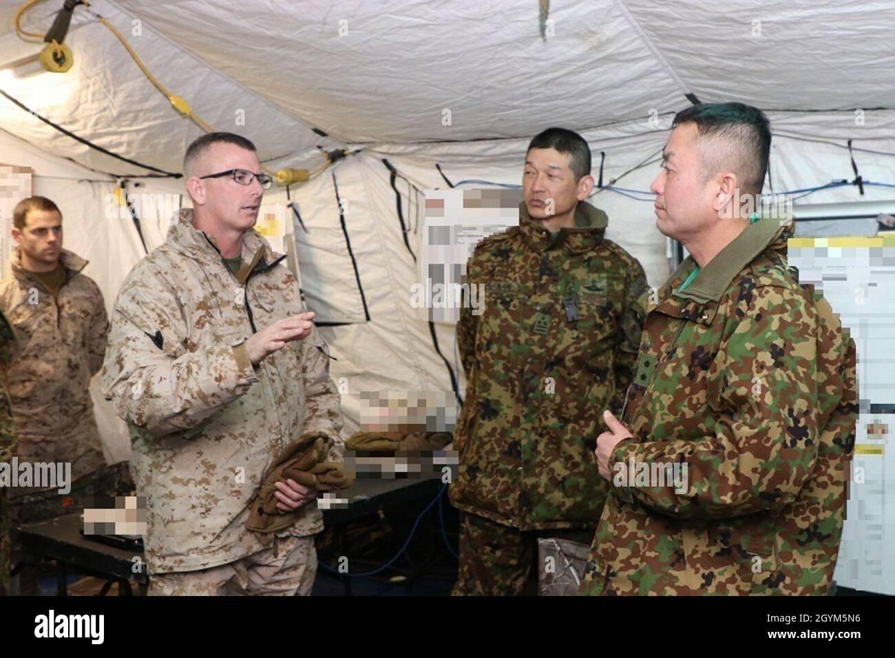 Col. Jason Perry, the commanding officer of 4th Marine Regiment, 3rd ...