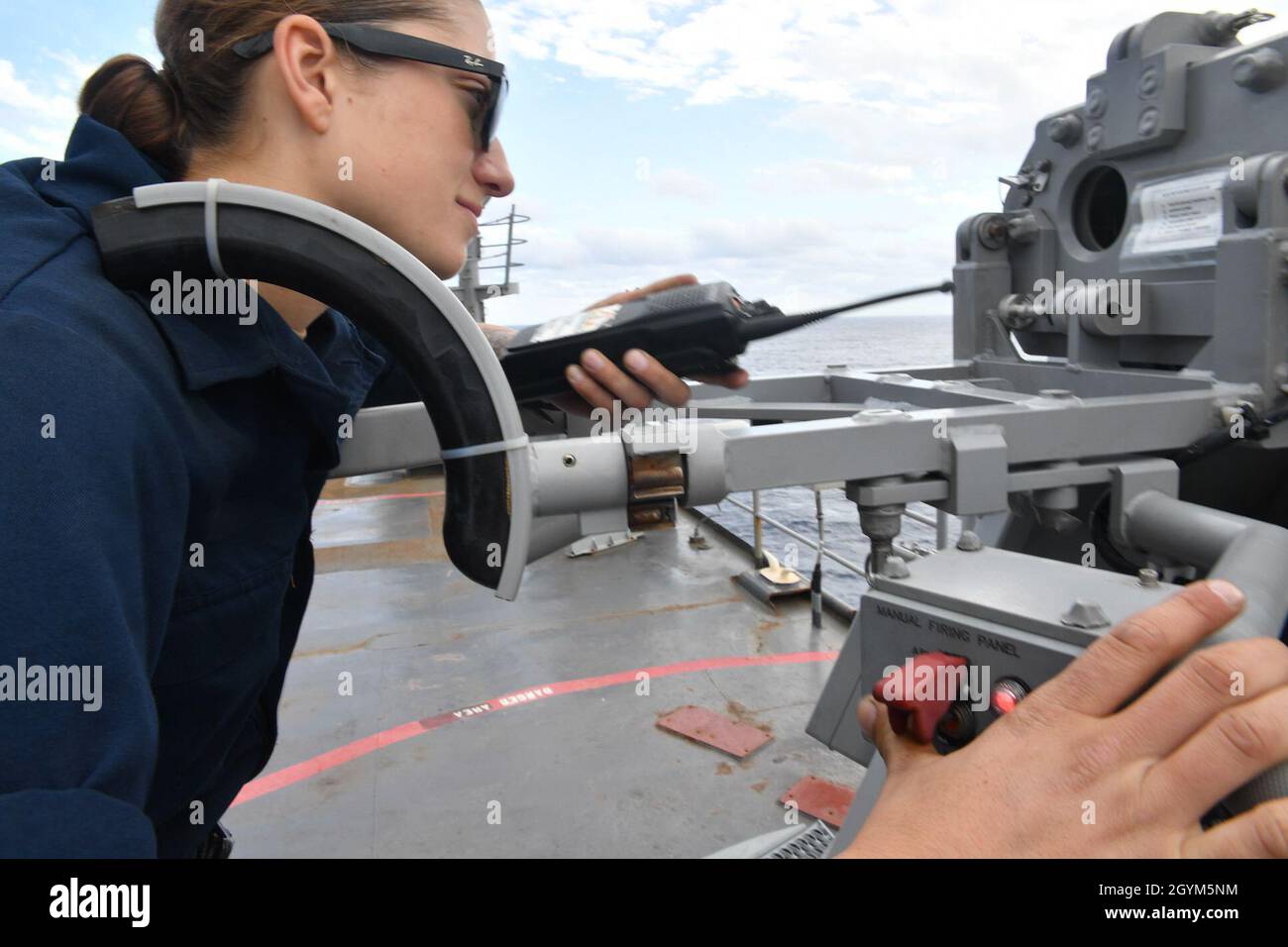 PHILLIPINE SEA (Jan. 27, 2020) U.S. Navy Gunner's Mate Seaman Lillian ...
