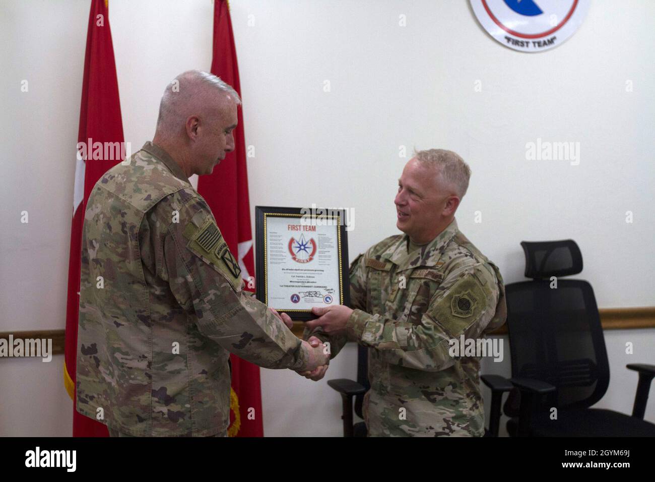 U.S. Air Force Col. Patrick Erdman, chief of current operations ...