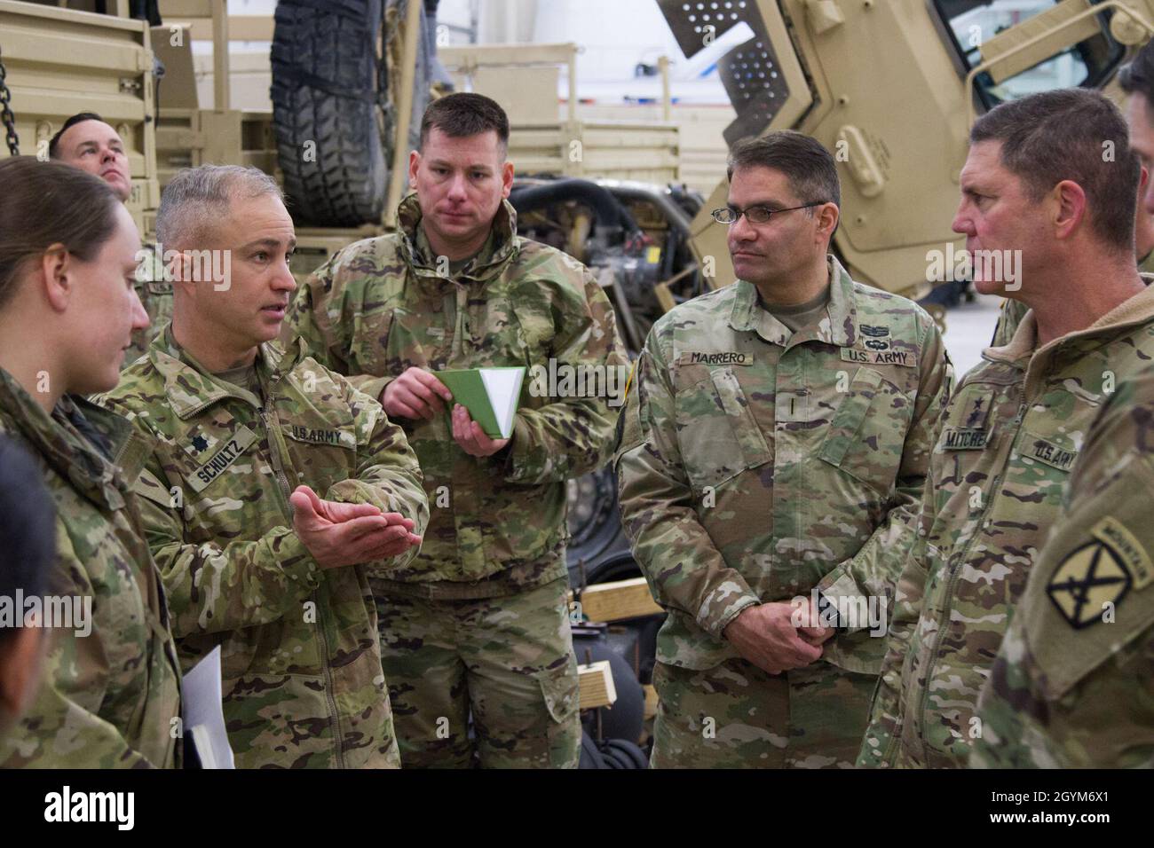 Lt. Col. Jason W. Schultz, the battalion commander of the 548th Combat ...