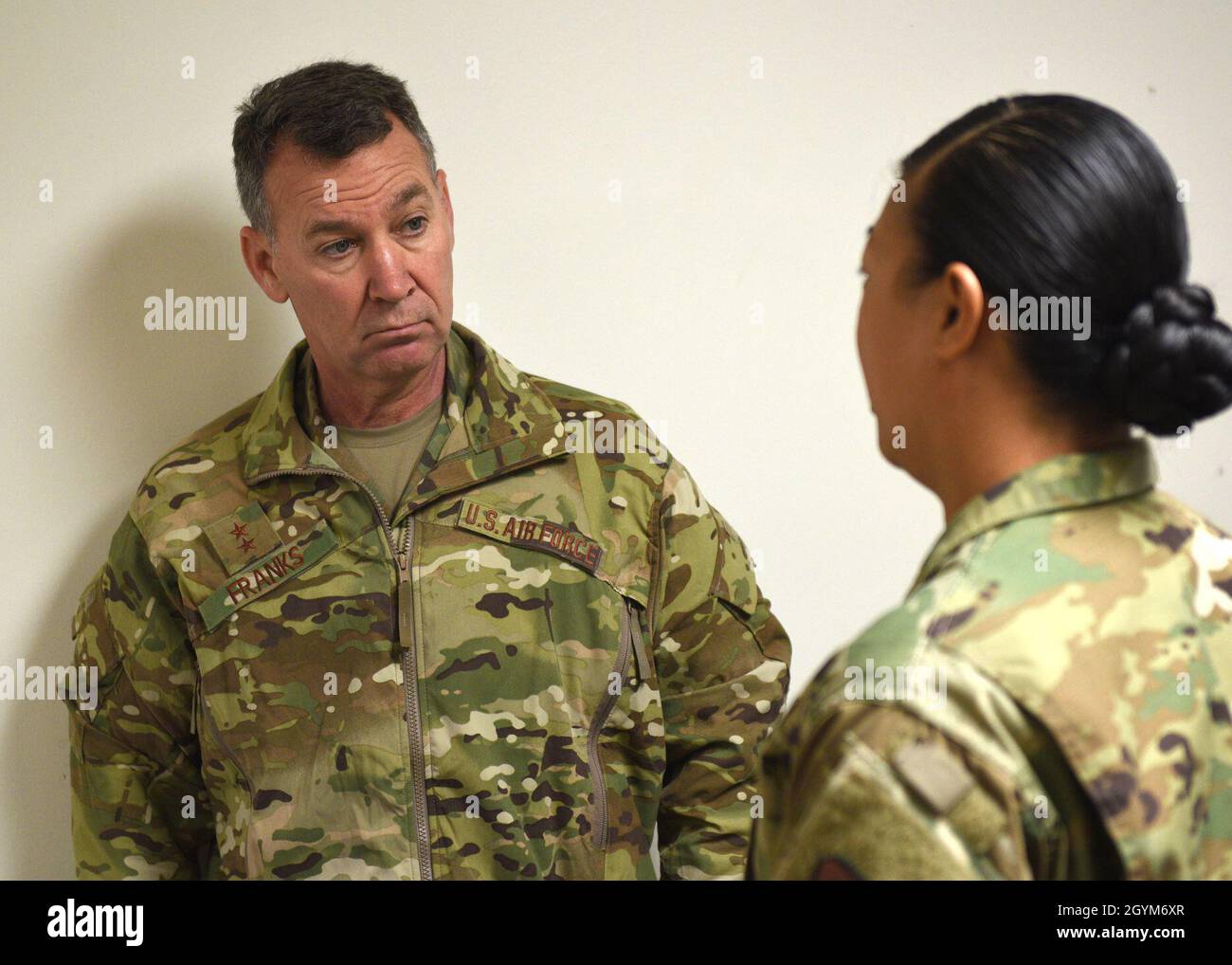 U.S. Air Force Maj. Gen. Chad P. Franks, Commander, Ninth Air Force ...