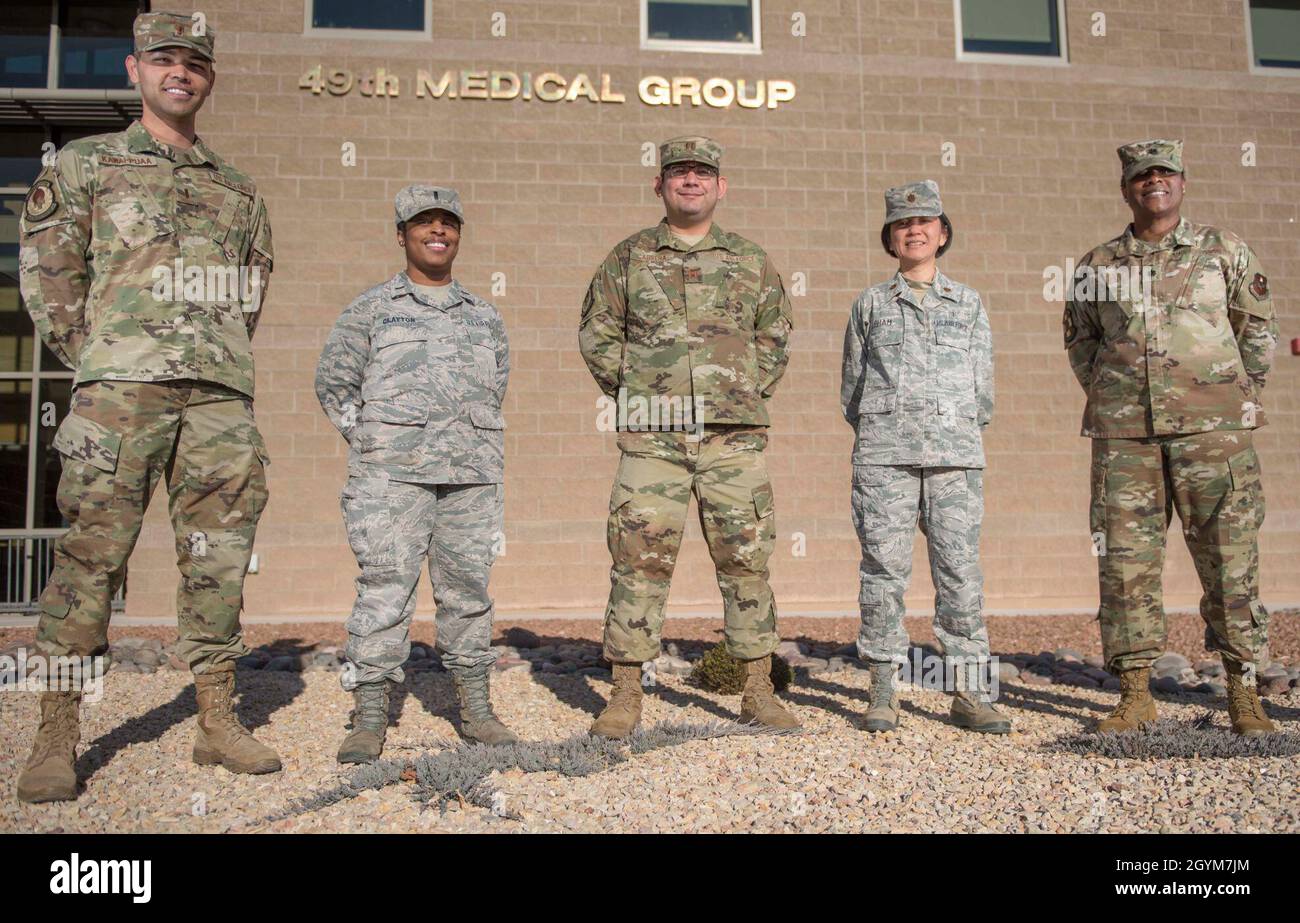 49th Medical Group Airmen representing five different occupations in ...