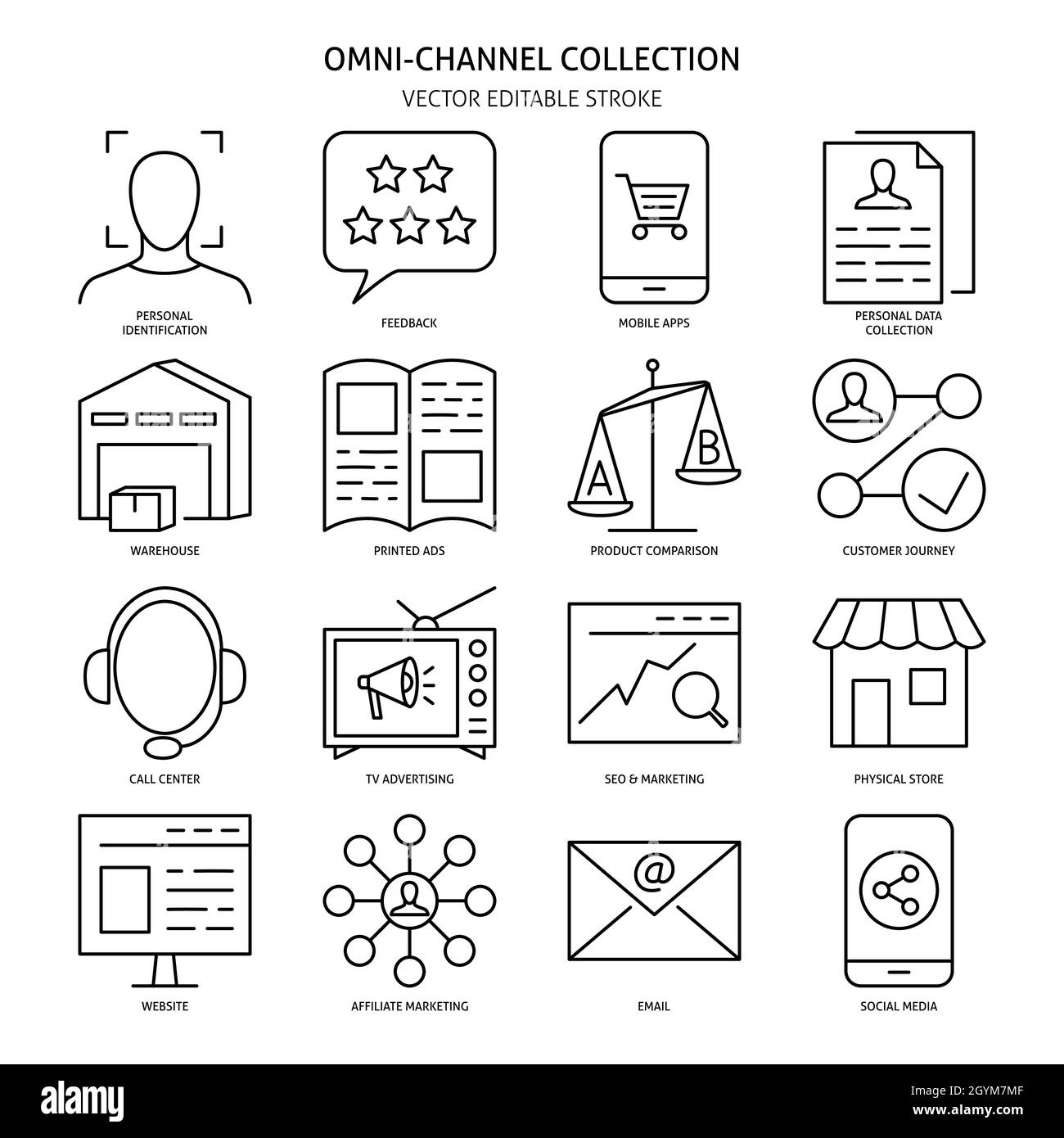 Marketing Channel Icons