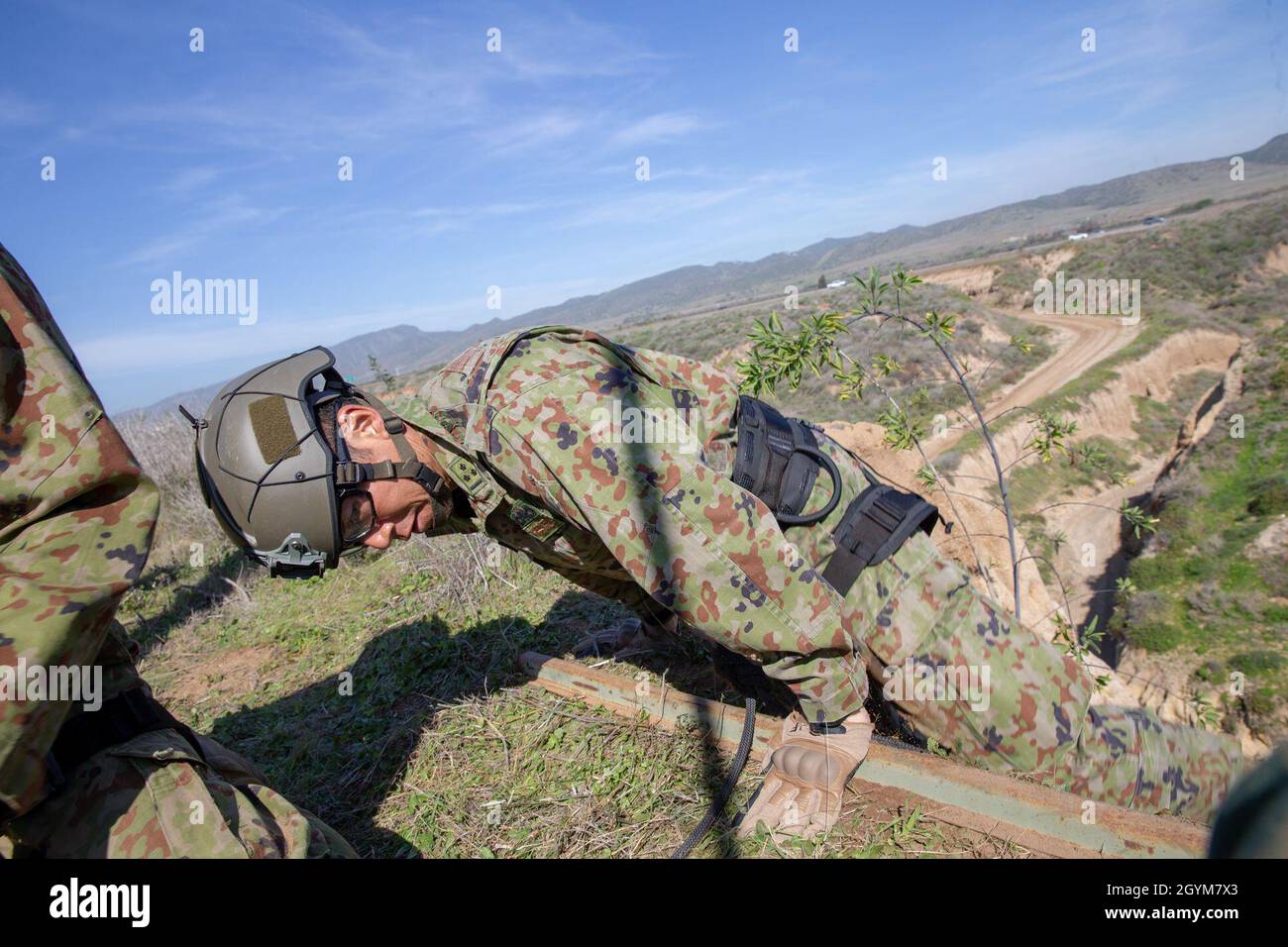 Japan Ground Self-Defense Force Capt. Akira Mitsuo with Amphibious ...