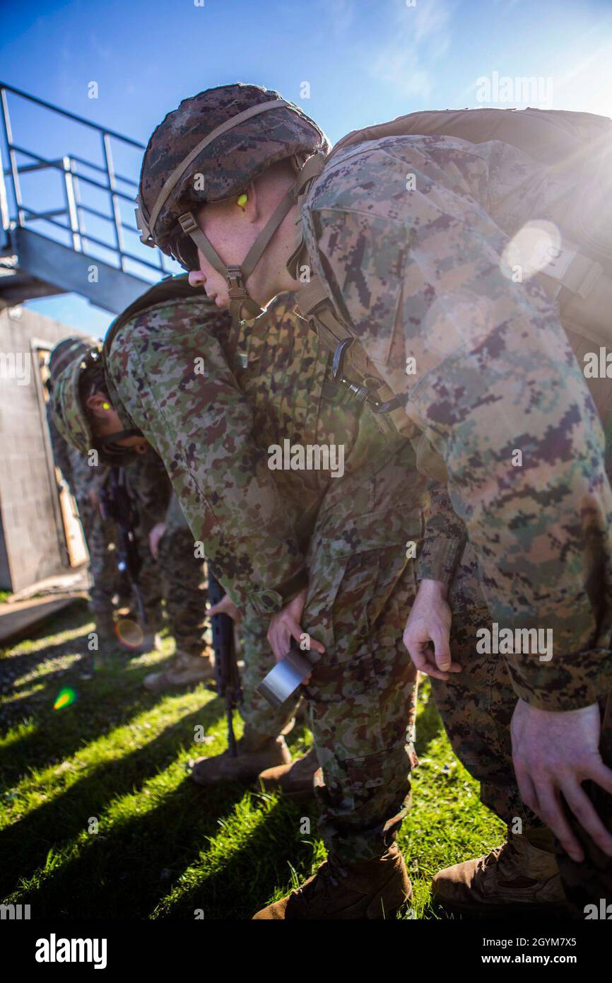 U.S. Marines with 1st Combat Engineer Battalion, 1st Marine Division ...