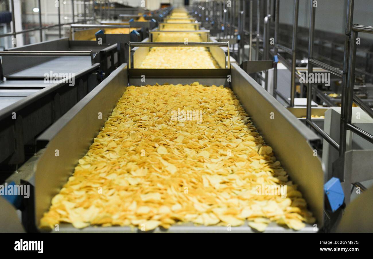 Potato Chips Factory High Resolution Stock Photography and Images - Alamy