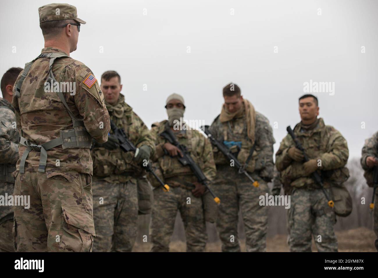 An Armor Instructor, assigned to Class 19-008 in Armor Basic Officer ...