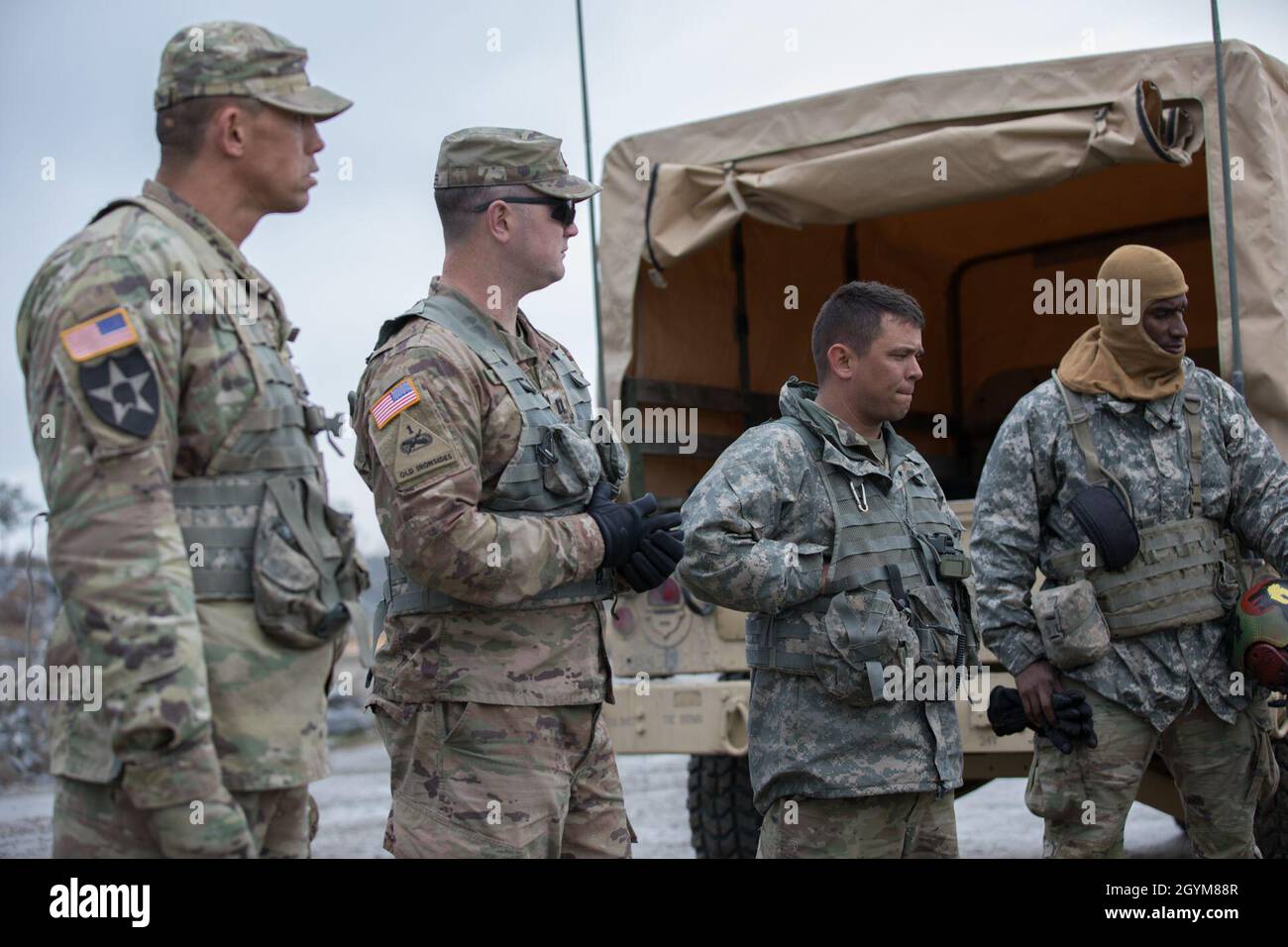 A group of Armor Instructors, assigned to Class 19-008 in Armor Basic ...