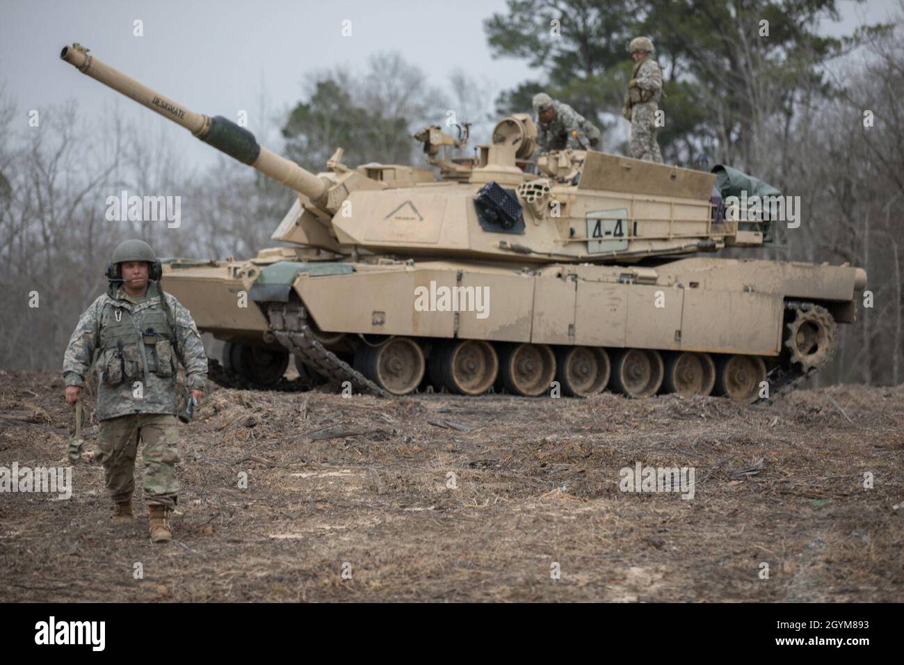 An Armor Instructor, assigned to Class 19-008 in Armor Basic Officer ...