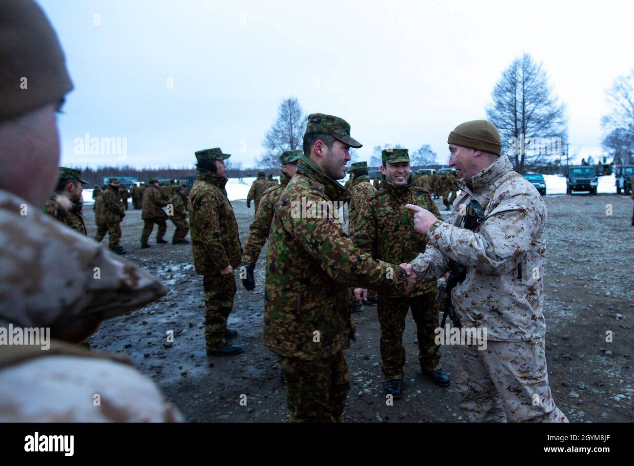 U.S. Marines with 4th Marine Regiment, 3rd Marine Division, and ...