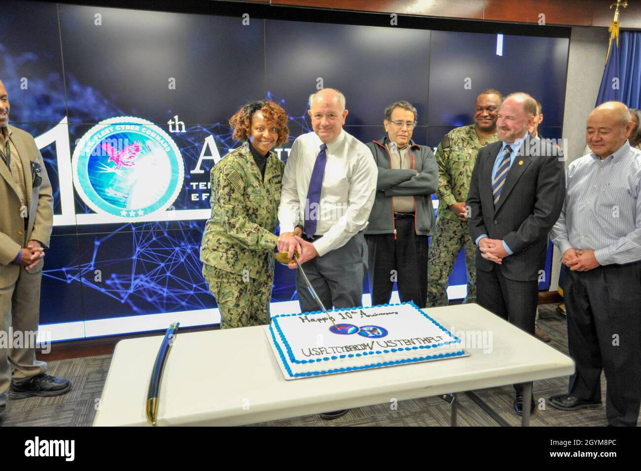 U s fleet cyber command c10f command master chief hi-res stock ...