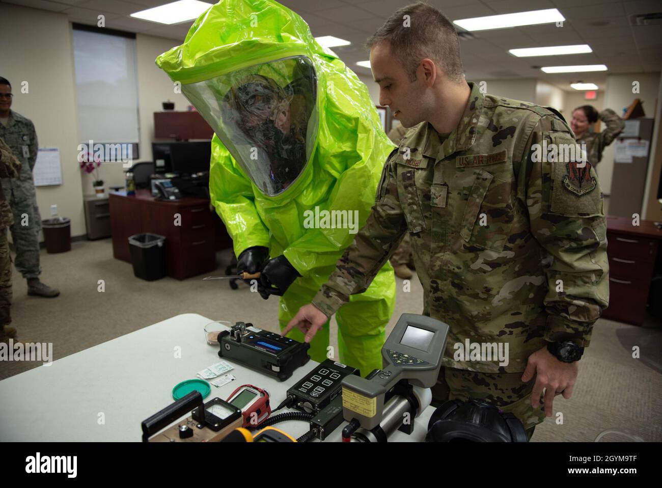 Airman 1st Class Matthew Moseley, right, 23d Operational Medical ...