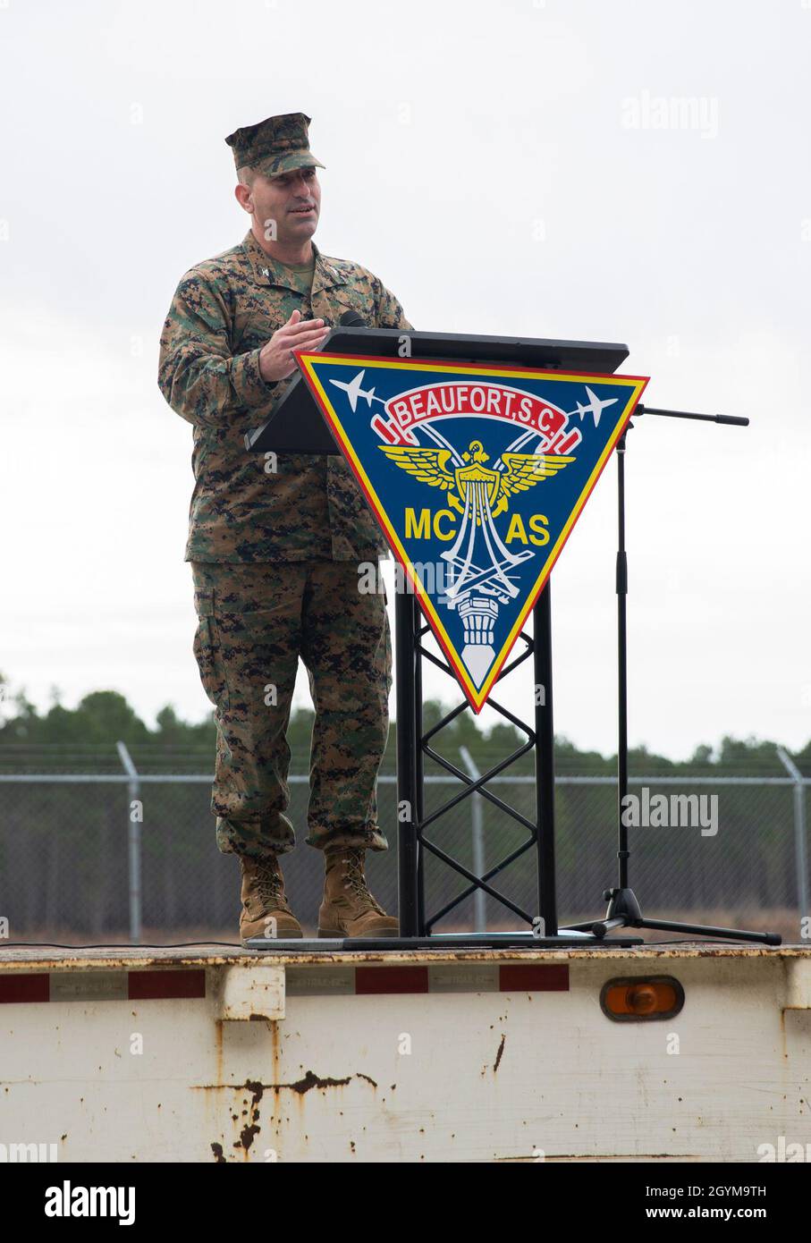 Col. Frank Latt, Assistant Wing Commander, 2nd Marine Aircraft Wing ...