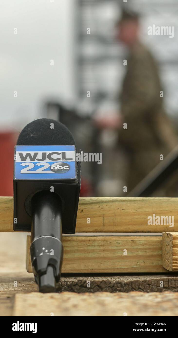 A ribbon cutting ceremony is held aboard Townsend Bombing Range, the ...