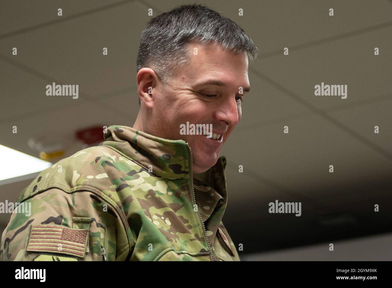 Col. Dan Walls, 23d Wing commander, smiles during an immersion tour Jan ...