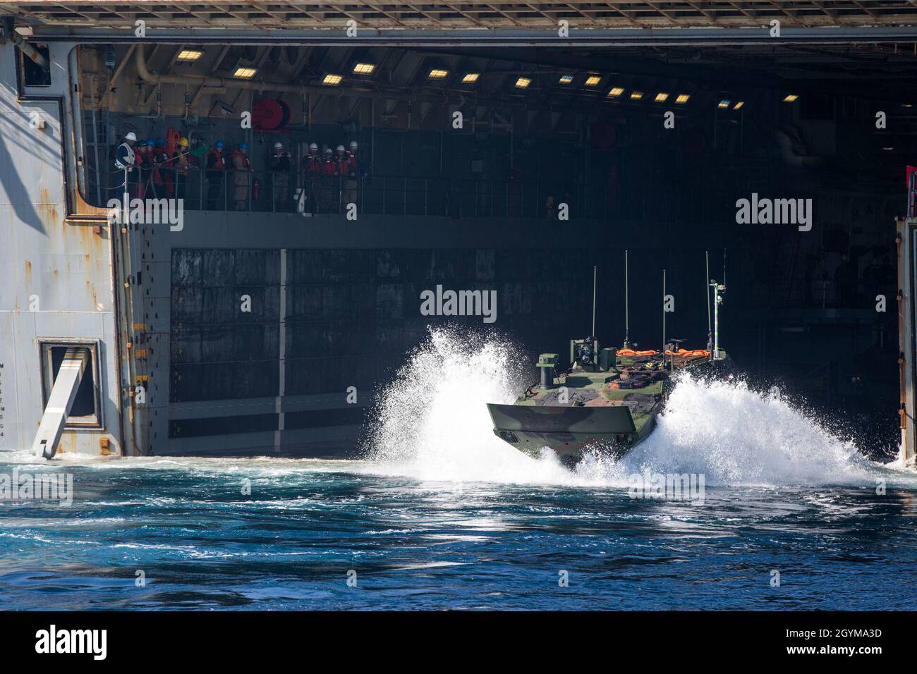 An Amphibious Combat Vehicle operated by Marines with the Amphibious ...