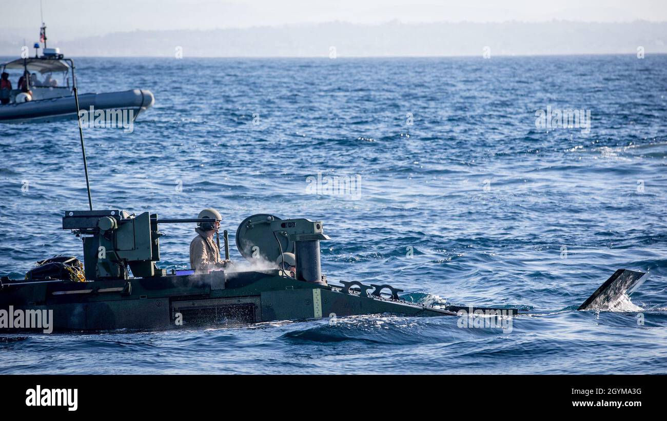 A U.S. Marine with Amphibious Vehicle Test Branch, Marine Corps ...