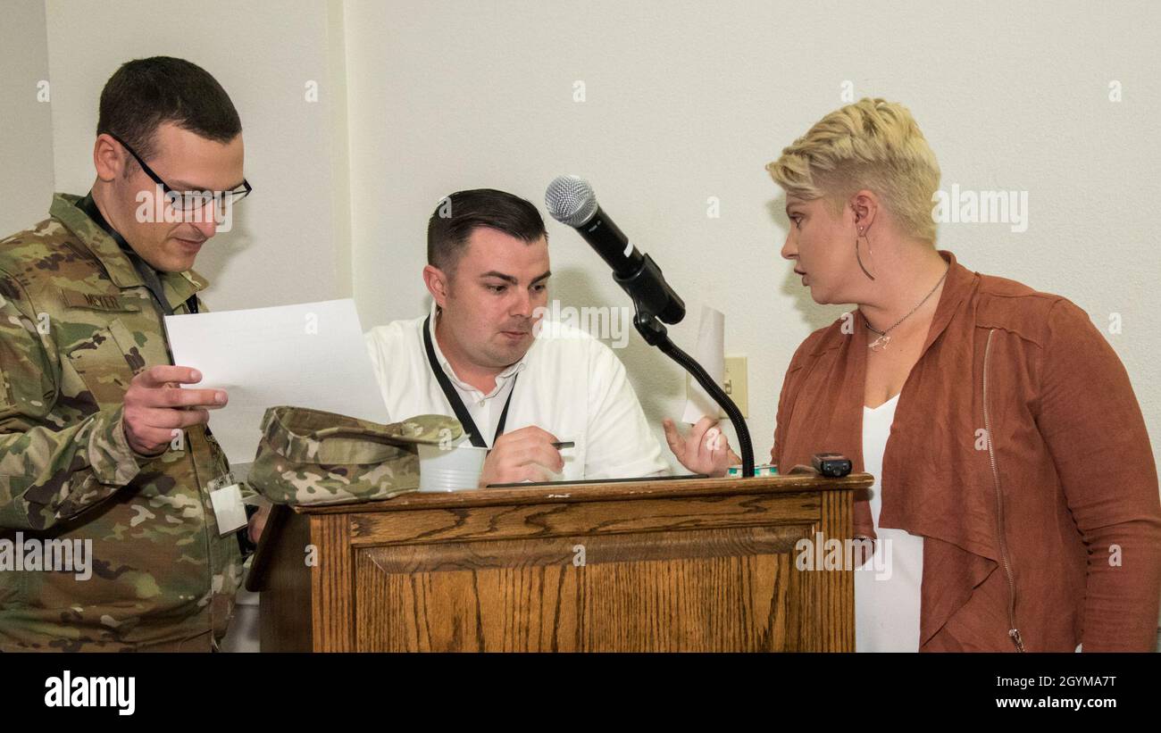 SparkED Innovation Team members Staff Sgt. Michael Meyer, James Helmick ...