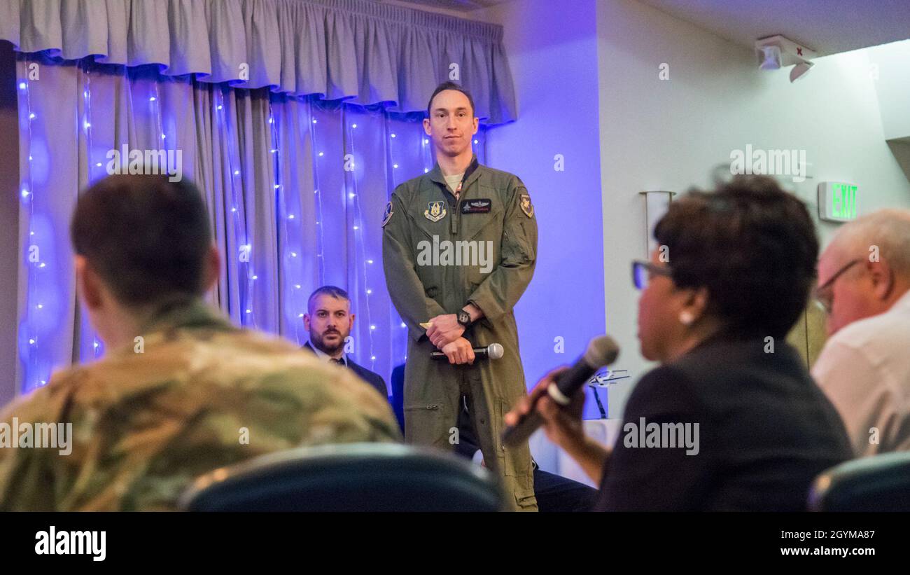 Lt. Col. Raven LeClair, 370th Flight Test Squadron and F-35 JSF, fields ...