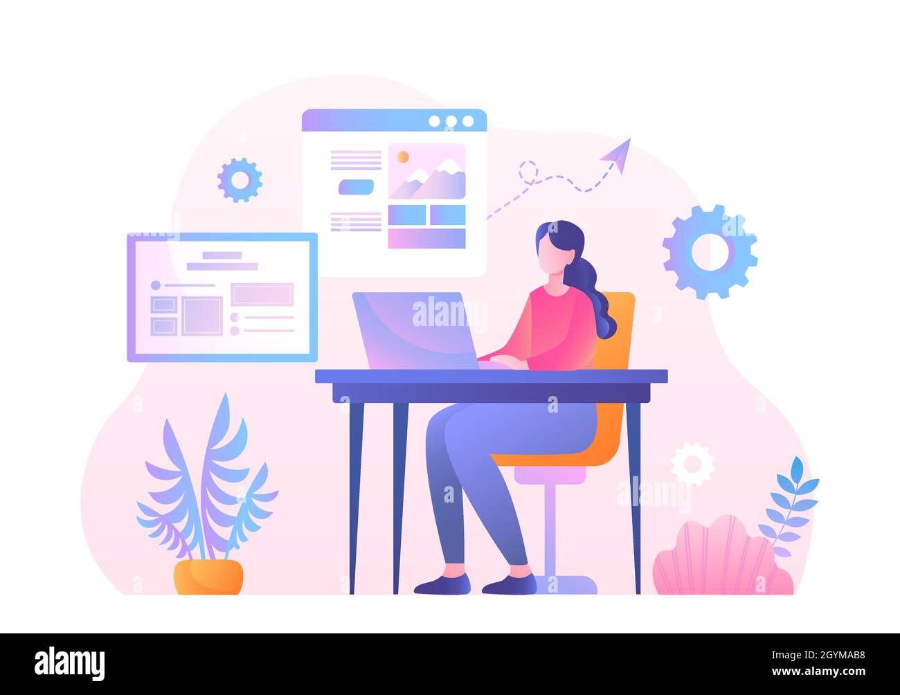 Employee experience tools Stock Vector Images - Alamy