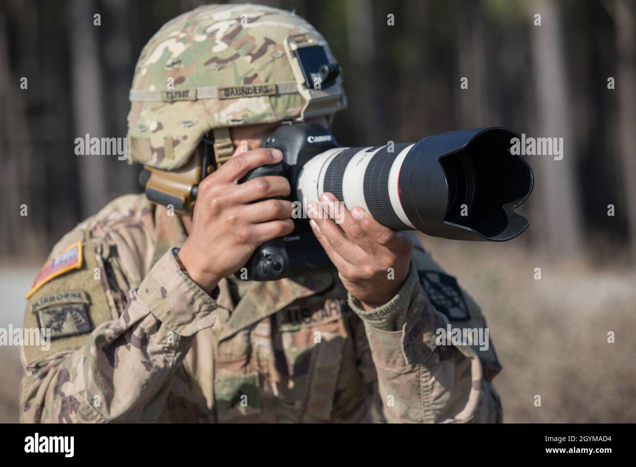 U.S. Army Sgt. Torrance Saunders, assigned to 1st Platoon, 982nd Combat ...