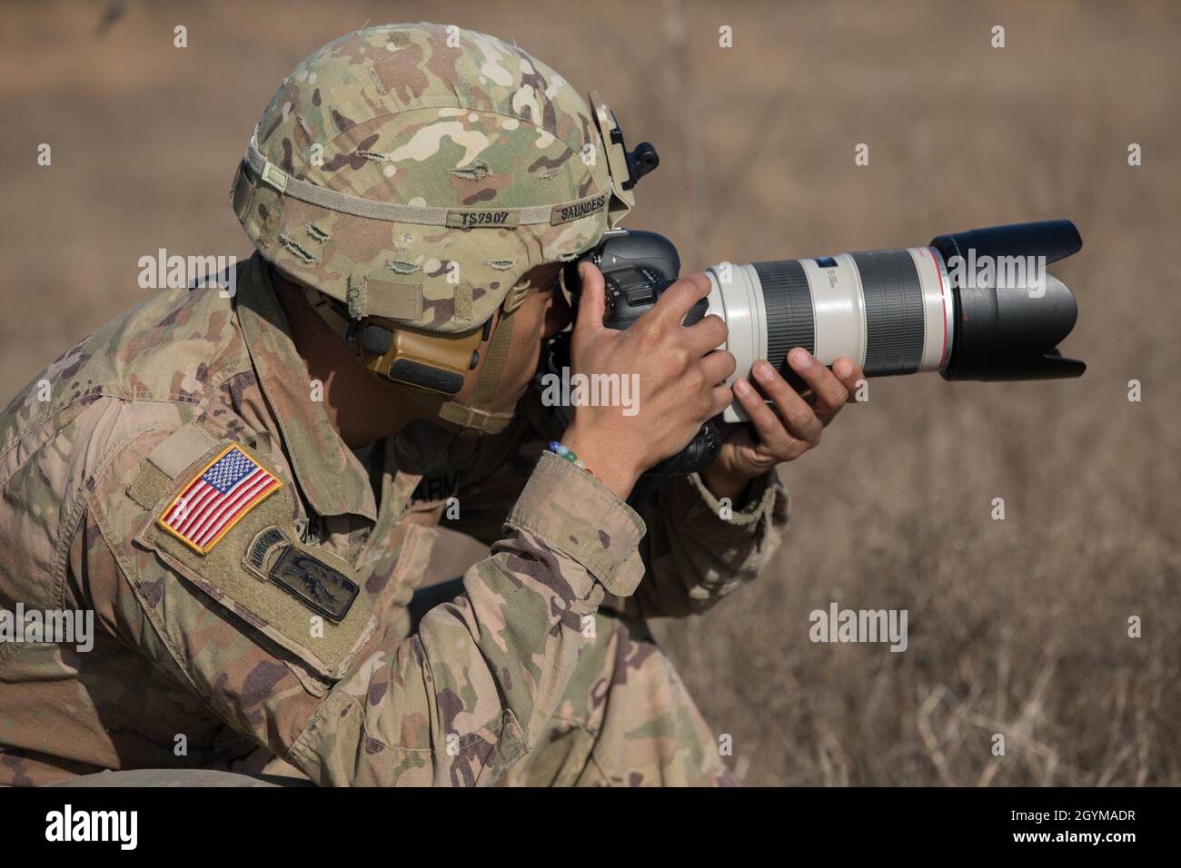U.S. Army Sgt. Torrance Saunders, assigned to 1st Platoon, 982nd Combat ...