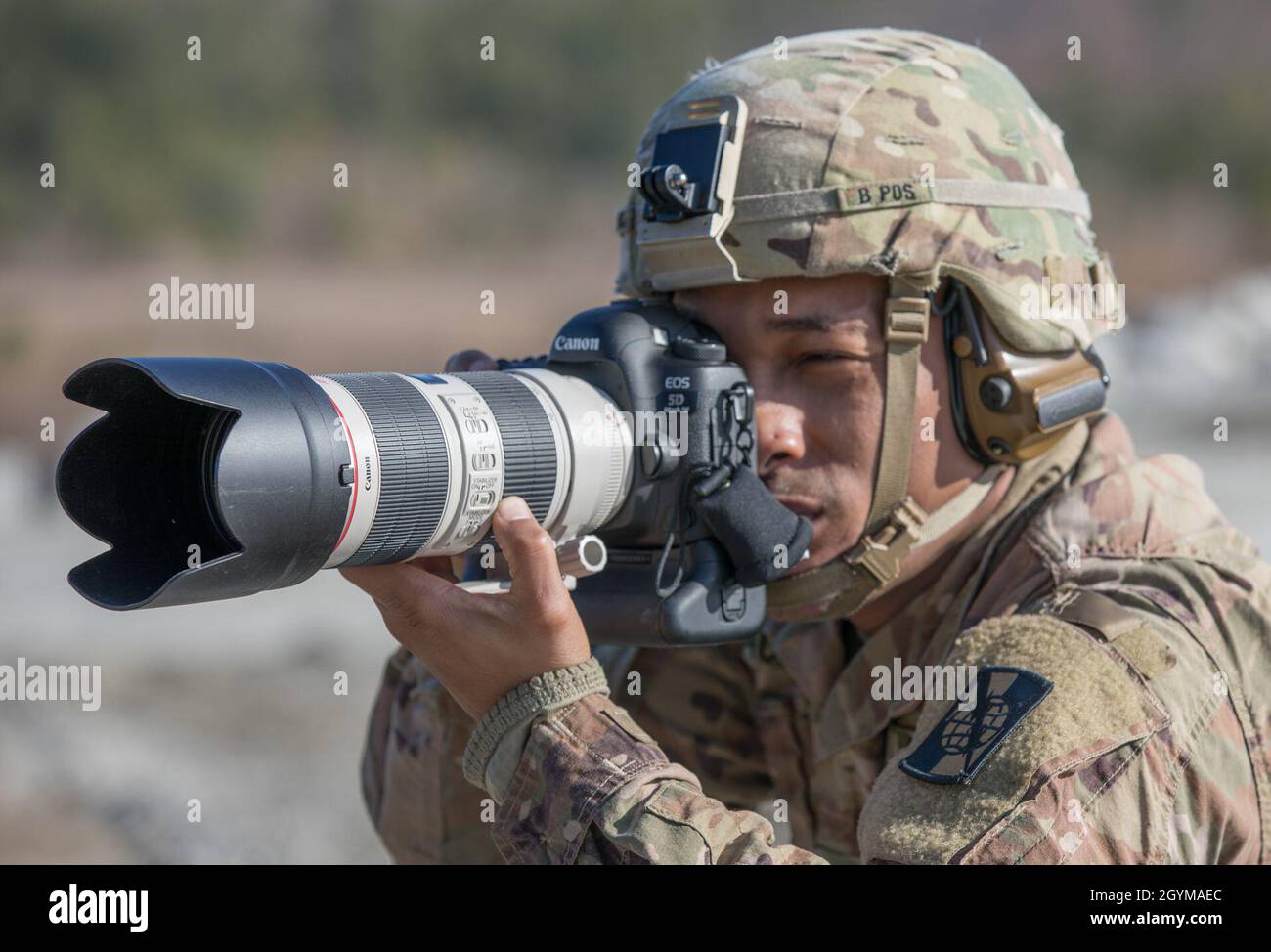 U.S. Army Sgt. Torrance Saunders, assigned to 1st Platoon, 982nd Combat ...