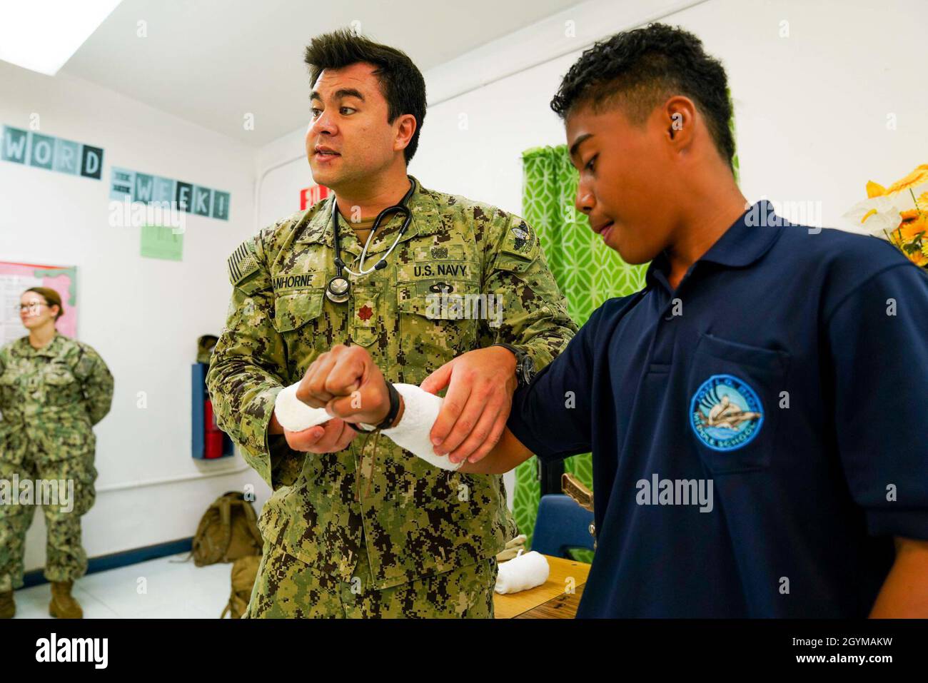 PITI, Guam (Jan. 30, 2020) Lt. Cmdr. Edgar Vanhorne, the undersea ...