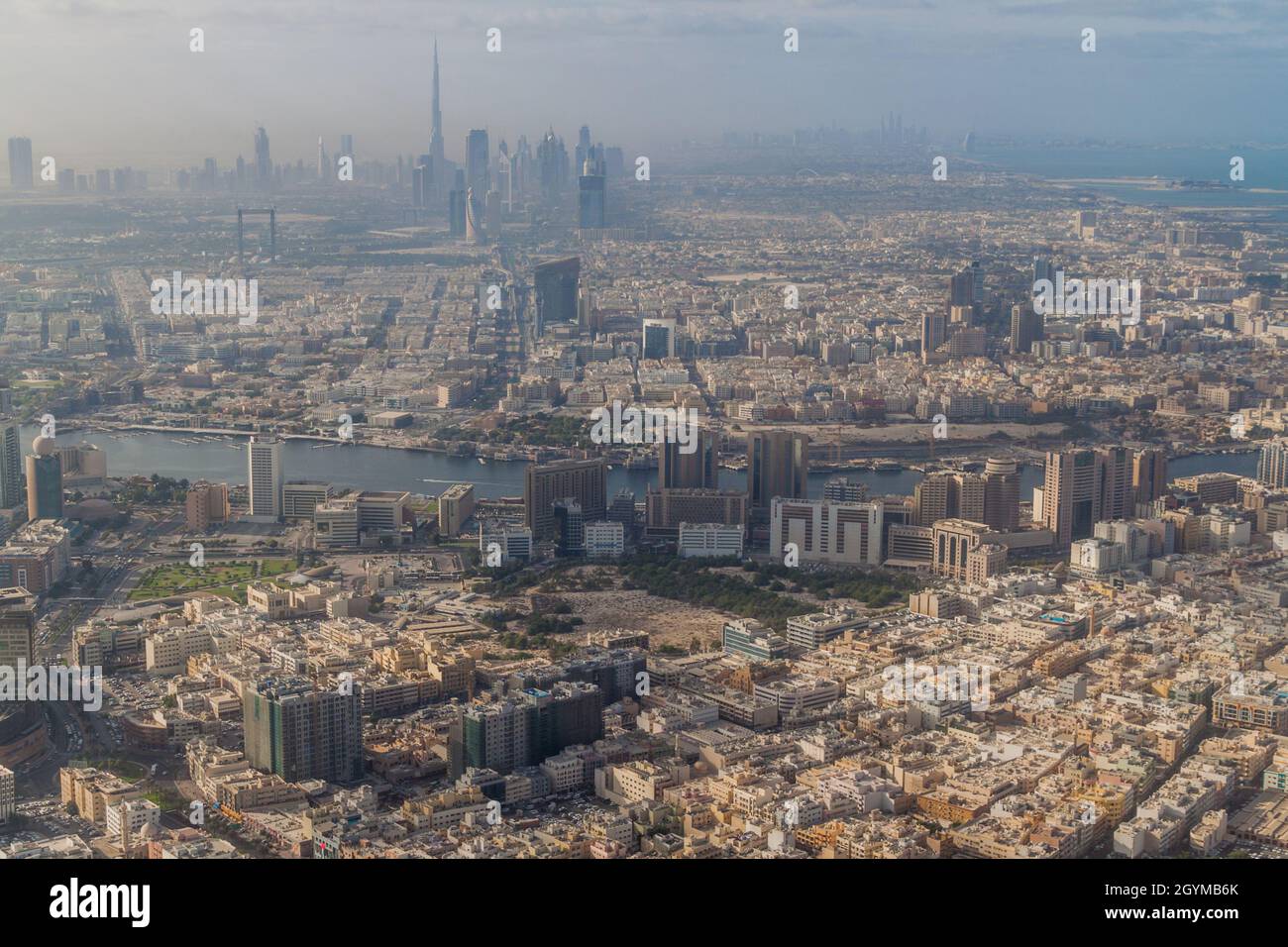 Aerial view of Dubai, United Arab Emirates Stock Photo - Alamy