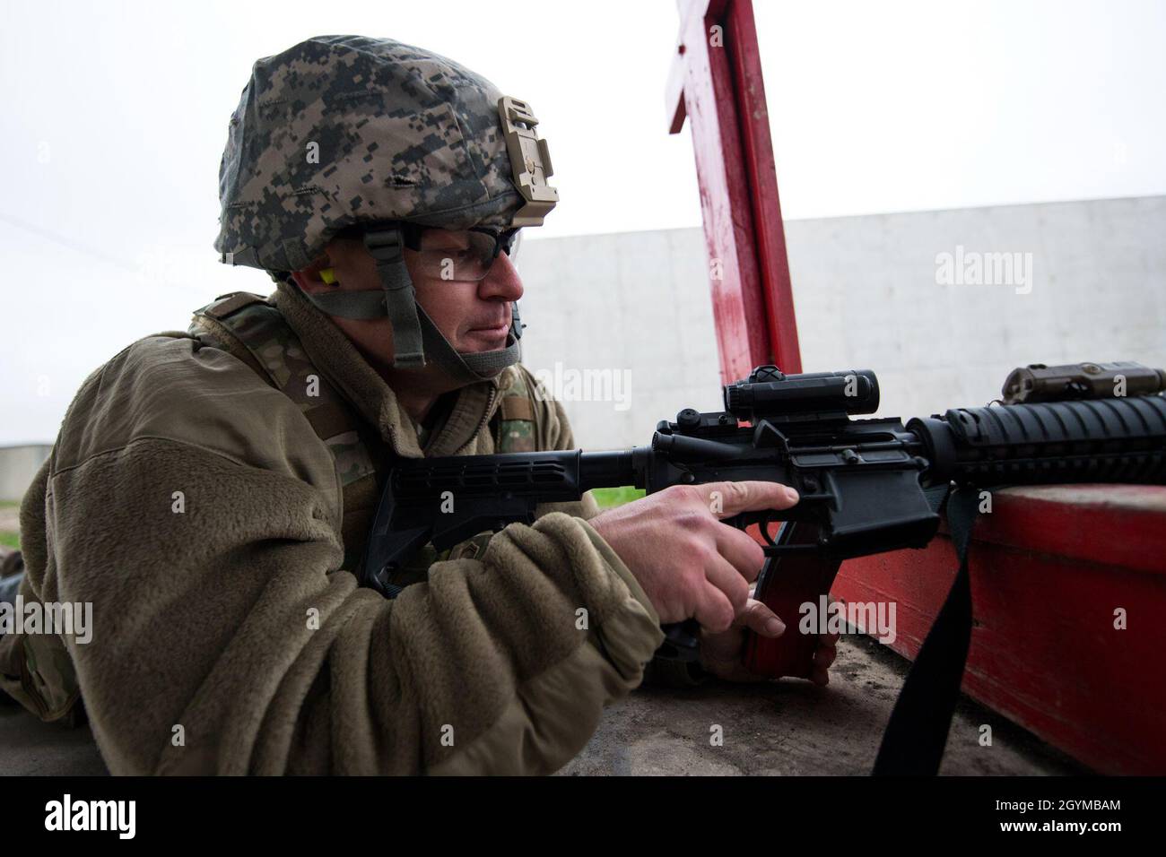 U.S. Air Force Senior Master Sgt. Jon Geren, 17th Security Forces ...