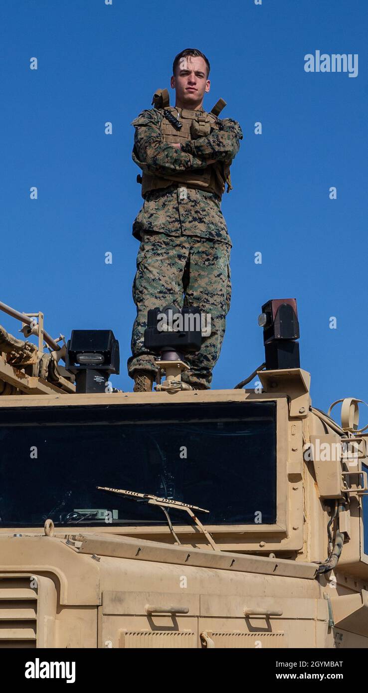 U.S. Marine Corps Cpl. Martin Gross, a Batavia, Ohio native and a squad ...