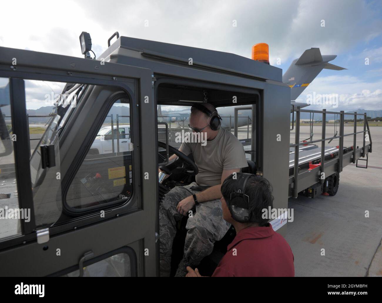 Tech. Sgt. Michael Glasgow, aerial porter with Joint Base Charleston's ...