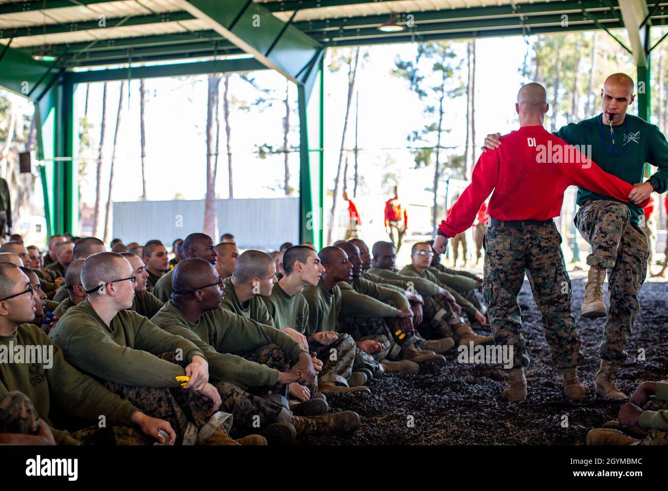 Staff Sgt. Brandon Unger, a martial arts instructor at Leatherneck ...