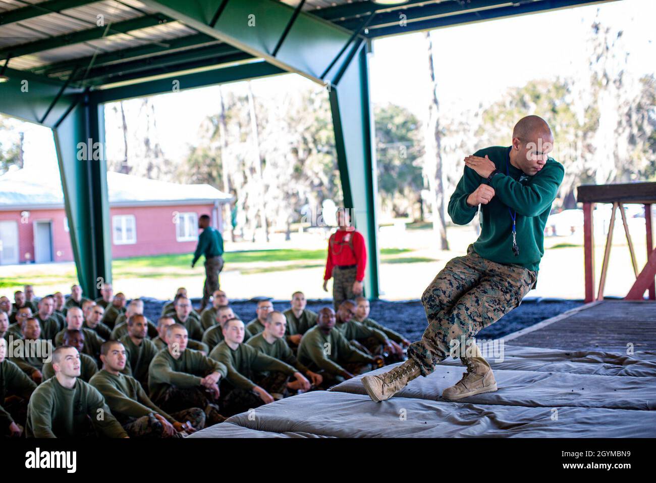 Staff Sgt. Brandon Unger, a martial arts instructor at Leatherneck ...