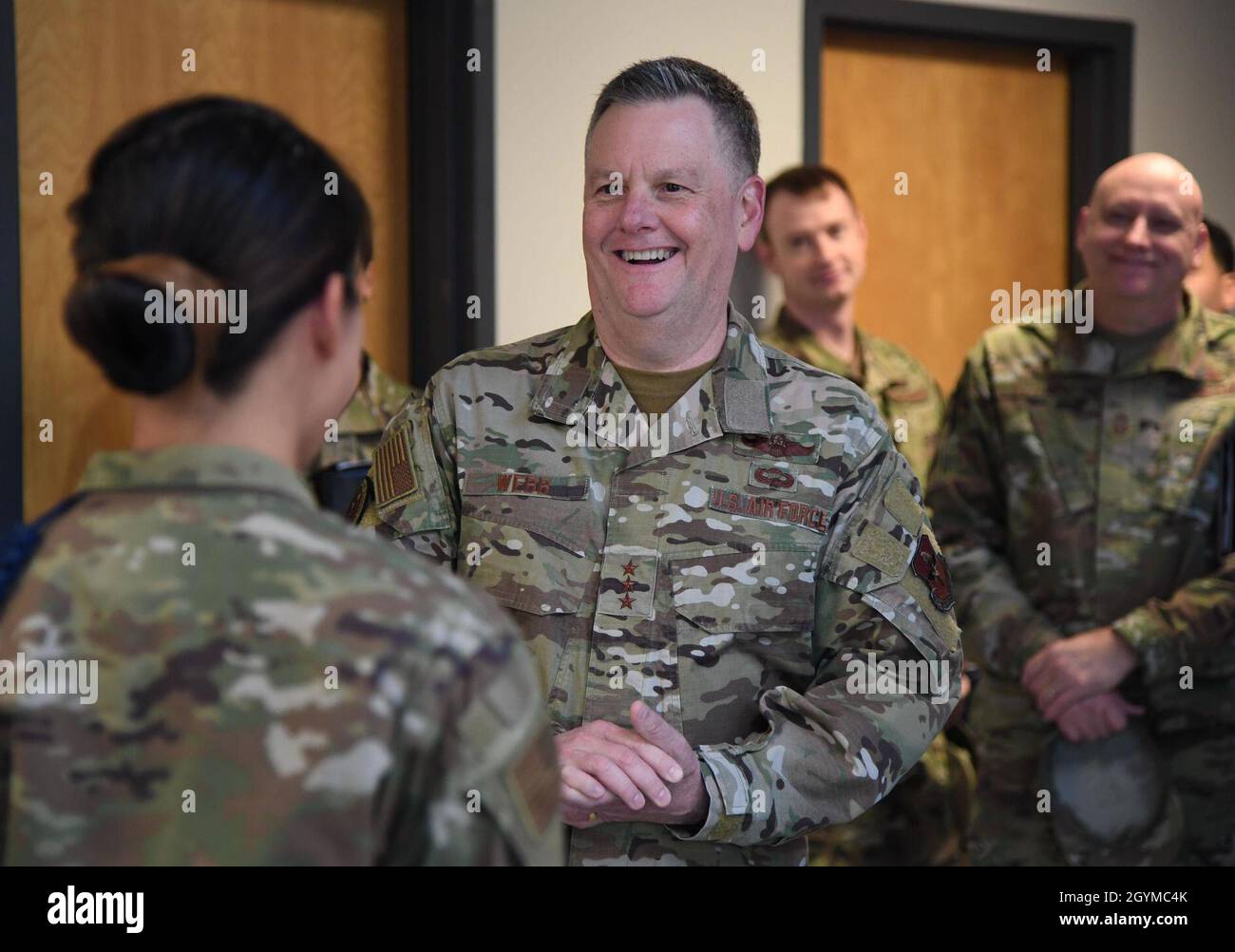 U.S. Air Force Lt. Gen. Brad Webb, commander of Air Education and ...