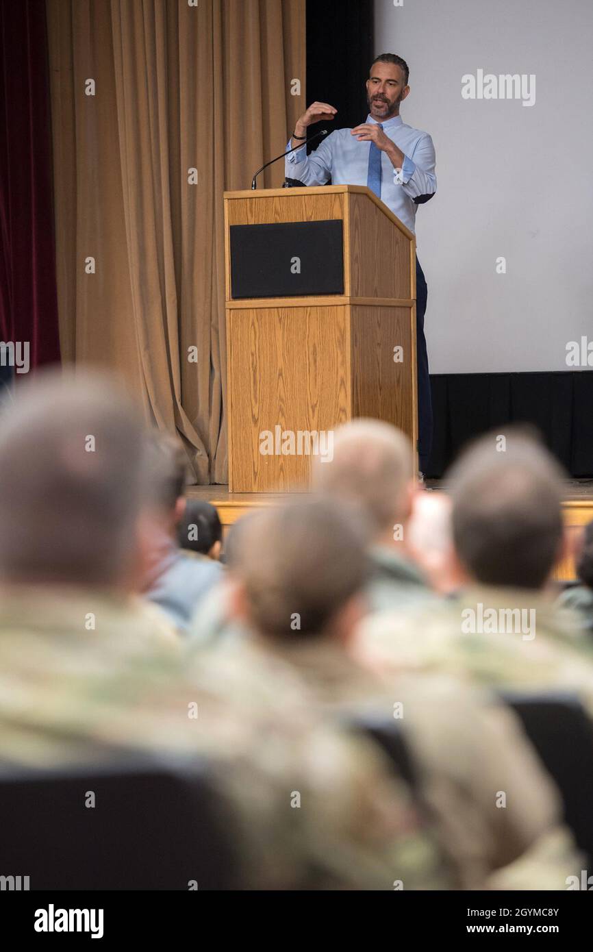 Retired U.S. Army Master Sgt. Eric Stebner gave a first-person account ...